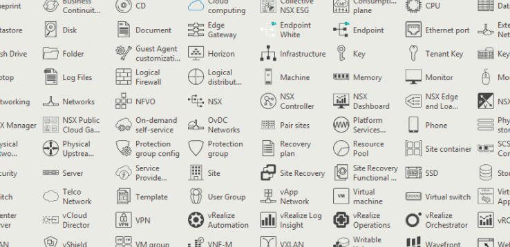 Official VMware Visio Stencils & Icons for 2018