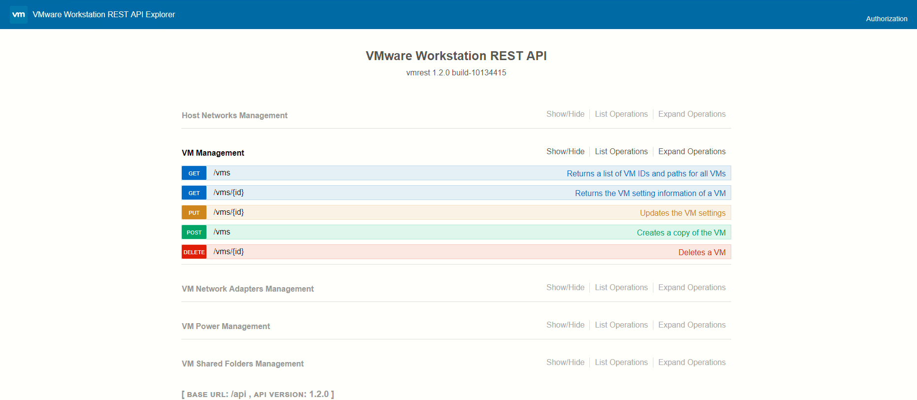 Setting Up And Using The Workstation 15 Pro Rest Api Virtualguk