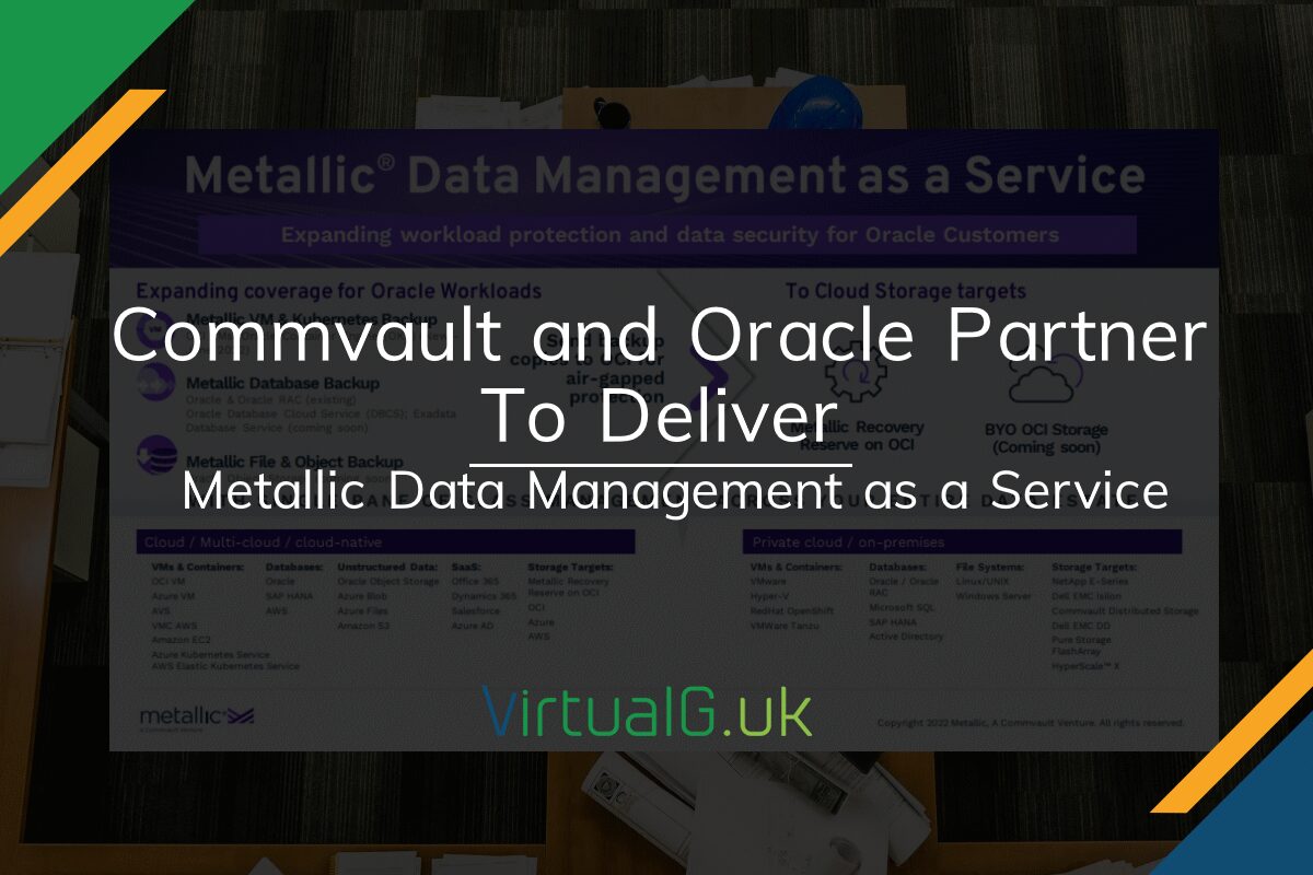 Commvault and Oracle Partner To Deliver Metallic on OCI