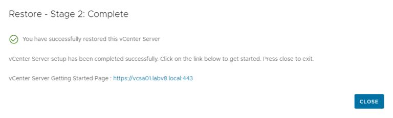 How To Correctly Backup And Restore Vmware Vcenter Server Vcsa 8 Virtualguk