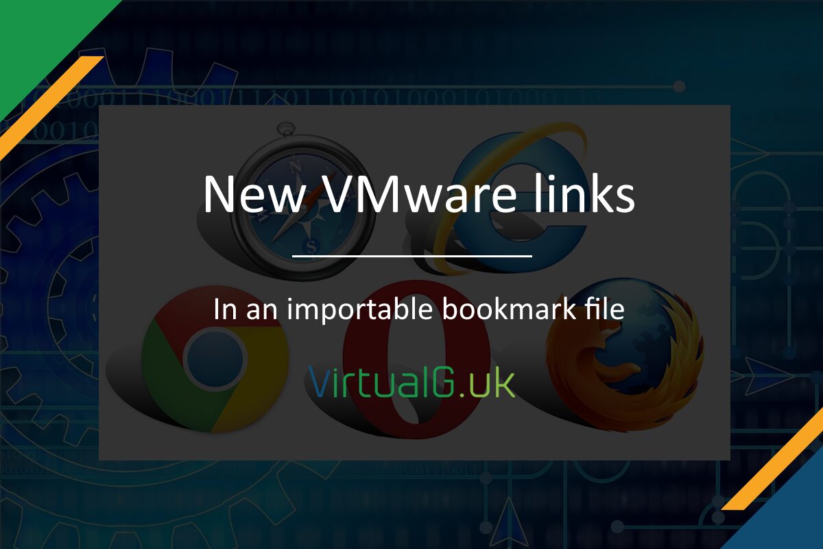 Bookmarks for new VMware pages
