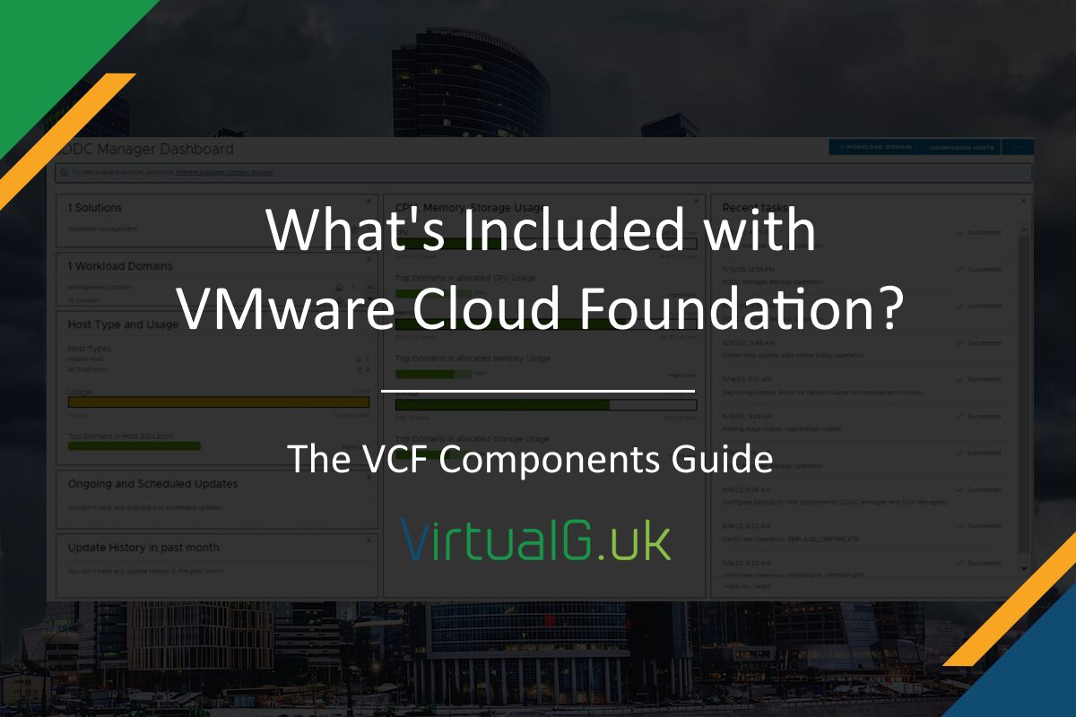 The Key Components of VMware Cloud Foundation!